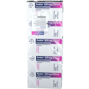 Avalox® 400 mg/250 ml 5 St mit dem E-Rezept kaufen - Shop Apotheke
