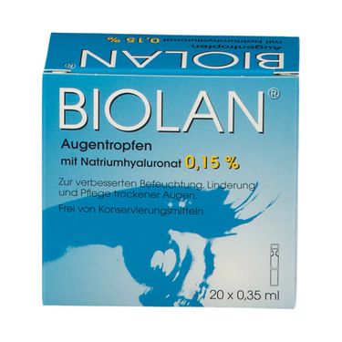BIOLAN® Augentropfen 20x0,35 ml - Shop Apotheke