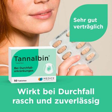 Tannalbin bei Durchfallerkrankungen 50 St - Shop Apotheke