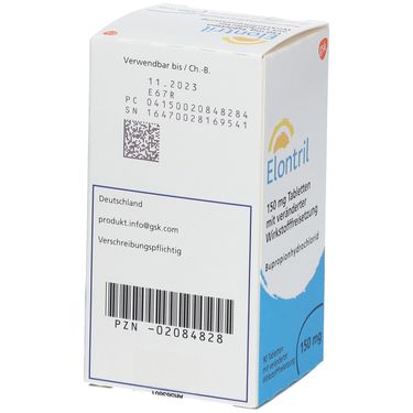 Elontril 150 mg 90 St mit dem E-Rezept kaufen - Shop Apotheke
