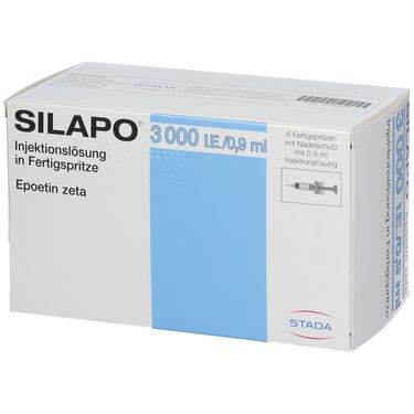 Silapo® 3.000 I.E./0,9 ml Fertigspritzen 6x1 St mit dem E-Rezept kaufen ...