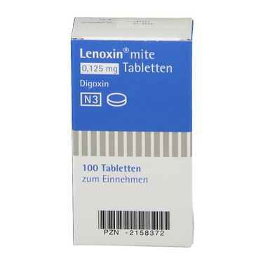 Lenoxin® mite 0,125 mg 100 St mit dem E-Rezept kaufen - Shop Apotheke