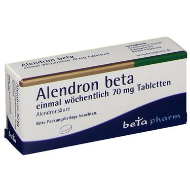 Alendron beta einmal wöchentlich 70 mg 4 St mit dem E-Rezept kaufen ...
