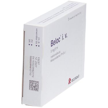 Beloc® i.v. 5 mg/5 ml 5x5 ml mit dem E-Rezept kaufen - Shop Apotheke
