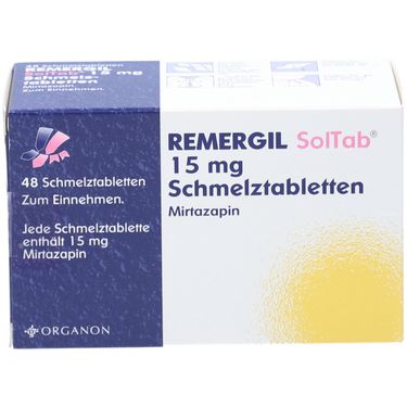 REMERGIL SolTab® 15 mg 48 St mit dem E-Rezept kaufen - Shop Apotheke