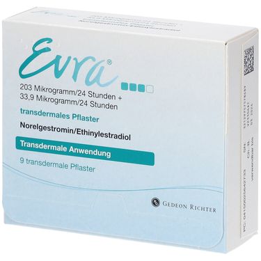 Evra® 203 µg/24 Stunden + 33,9 µg/24 Stunden 9 St mit dem E-Rezept ...