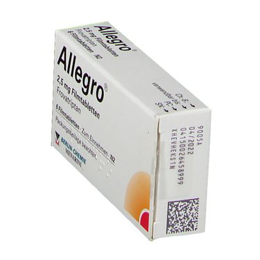 Allegro® 2,5 mg 6 St mit dem E-Rezept kaufen - Shop Apotheke