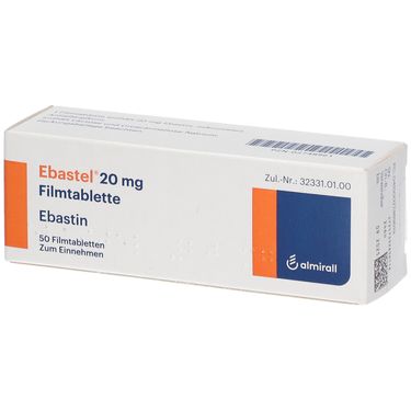 Ebastel® 20 mg 50 St mit dem E-Rezept kaufen - Shop Apotheke