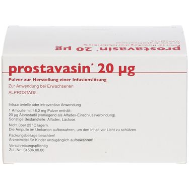 Prostavasin 20 µg 15 St mit dem E-Rezept kaufen - Shop Apotheke