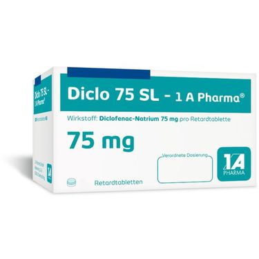 Diclo 75 Sl 1A Pharma® 20 St mit dem E-Rezept kaufen - Shop Apotheke