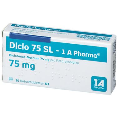 Diclo 75 Sl 1A Pharma® 20 St mit dem E-Rezept kaufen - Shop Apotheke