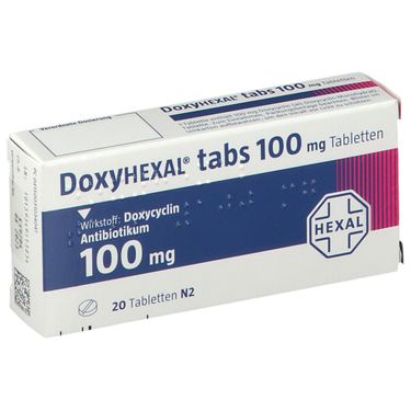 DoxyHEXAL® tabs 100 mg 20 St mit dem E-Rezept kaufen - Shop Apotheke