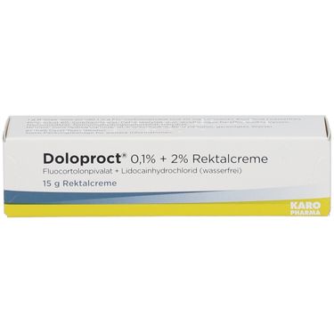 Doloproct® 0,1 % + 2 % Rektalcreme 15 g mit dem E-Rezept kaufen - Shop ...