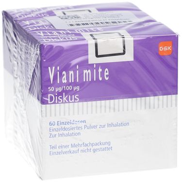 Viani® mite 50 µg/100 µg Diskus® 3x60 St mit dem E-Rezept kaufen - Shop ...