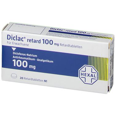 Diclac® retard 100 mg 20 St mit dem E-Rezept kaufen - Shop Apotheke