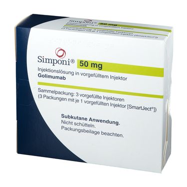 Simponi® 50 mg Injektionslösung 3x1 St mit dem E-Rezept kaufen - Shop ...