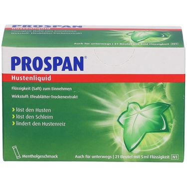 Prospan® Hustenliquid im Stickbeutel 21x5 ml - Shop Apotheke