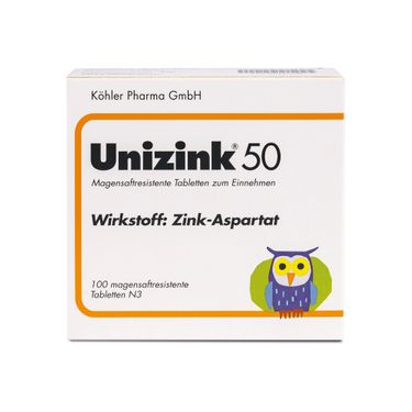 Unizink® 50 Tabletten 100 St - Shop Apotheke