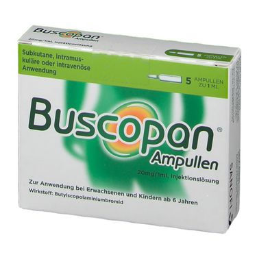 Buscopan® 5x1 ml mit dem E-Rezept kaufen - Shop Apotheke