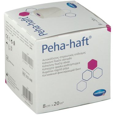Peha-haft® Fixierbinde latexfrei 8 cm x 20 m 1 St - SHOP APOTHEKE
