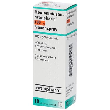 Beclometason-ratiopharm® 100 μg 1 St mit dem E-Rezept kaufen - Shop ...