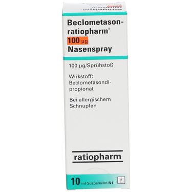 Beclometason-ratiopharm® 100 μg 1 St mit dem E-Rezept kaufen - Shop ...