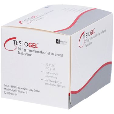 TESTOGEL® 50 mg 30 St mit dem E-Rezept kaufen - Shop Apotheke