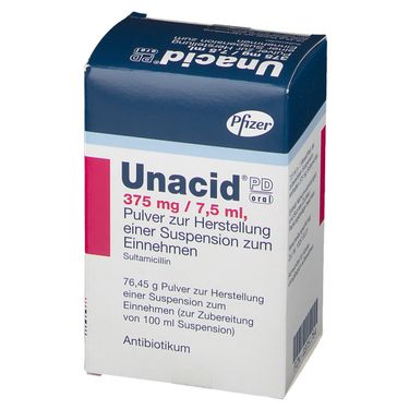 Unacid® PD oral 375 mg/7,5 ml 100 ml mit dem E-Rezept kaufen - Shop ...