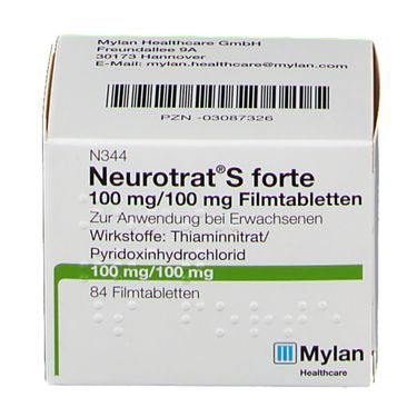 Neurotrat® S forte Filmtabletten 84 St - Shop Apotheke
