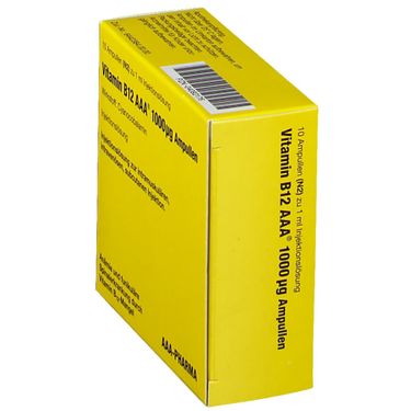 Vitamin B12 AAA® 1000µg Ampullen 10x1 ml - Shop Apotheke