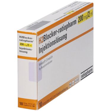 H2-Blocker-ratiopharm® 200 mg/2 ml 10x2 ml mit dem E-Rezept kaufen ...