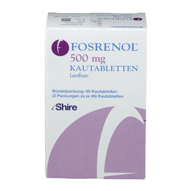 Fosrenol® 500 mg 90 St mit dem E-Rezept kaufen - Shop Apotheke