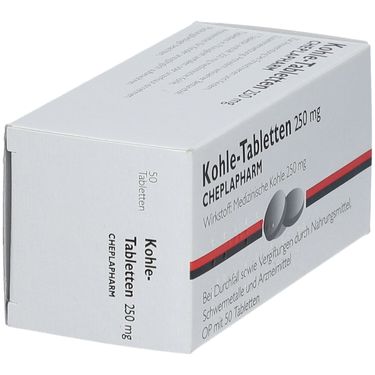 Kohle-Tabletten 250 mg 50 St - Shop Apotheke