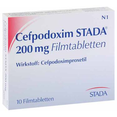 Cefpodoxim STADA® 200 mg 10 St mit dem E-Rezept kaufen - Shop Apotheke