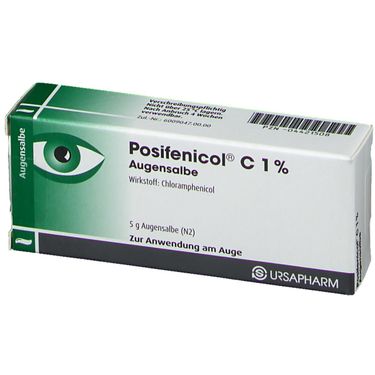 Posifenicol® C 1% Augensalbe 5 g mit dem E-Rezept kaufen - Shop Apotheke