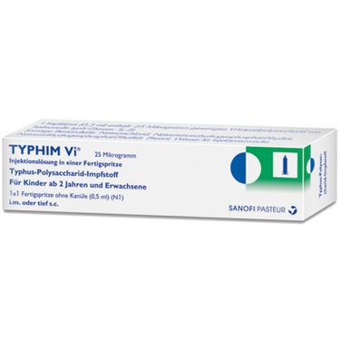 TYPHIM Vi® 25 µg in einer Fertigspritze 1x0,5 ml mit dem E-Rezept ...