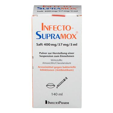 InfectoSupramox® 400 mg/57 mg/5 ml 140 ml mit dem E-Rezept kaufen ...