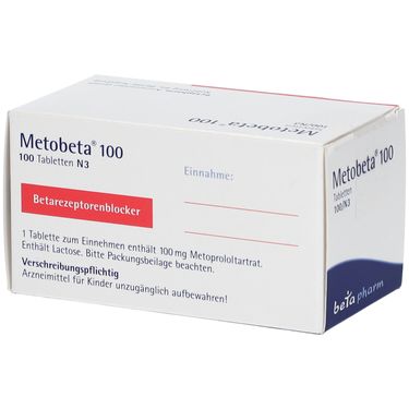 Metobeta® 100 100 St mit dem E-Rezept kaufen - Shop Apotheke