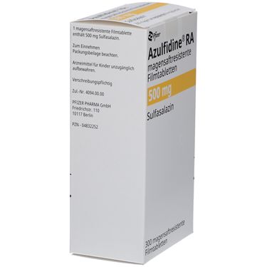 Azulfidine® RA 500 mg 300 St mit dem E-Rezept kaufen - Shop Apotheke
