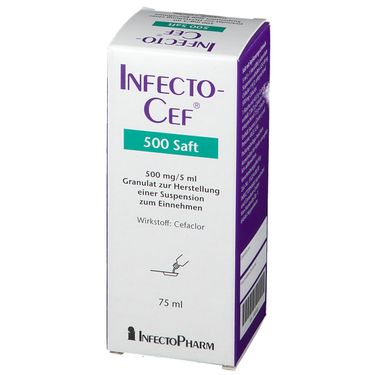 InfectoCef® 500 Saft 75 ml mit dem E-Rezept kaufen - Shop Apotheke