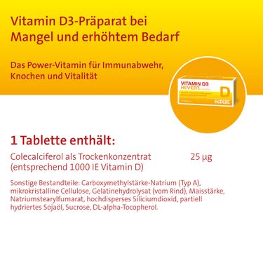 VITAMIN D3 HEVERT® 1000 IE* 100 St - Shop Apotheke