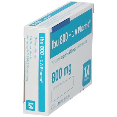 Ibu 800 1A Pharma® 10 St mit dem E-Rezept kaufen - Shop Apotheke