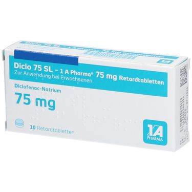 Diclo 75 Sl 1A Pharma® 10 St mit dem E-Rezept kaufen - Shop Apotheke