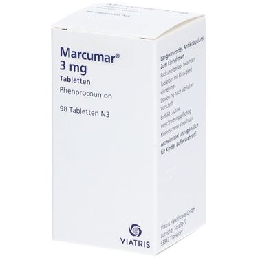 Marcumar® 3 mg 98 St mit dem E-Rezept kaufen - Shop Apotheke