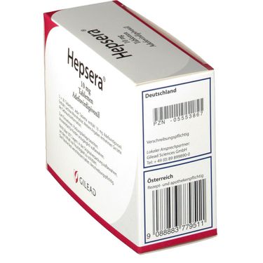 Hepsera® 10 mg 3x30 St mit dem E-Rezept kaufen - Shop Apotheke