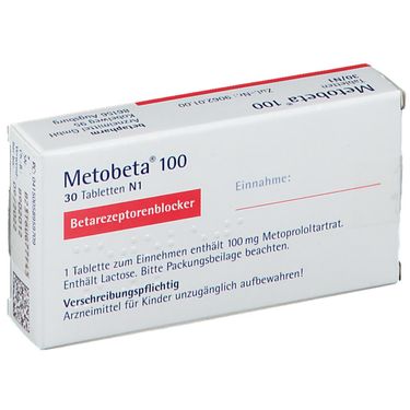 Metobeta® 100 30 St mit dem E-Rezept kaufen - Shop Apotheke