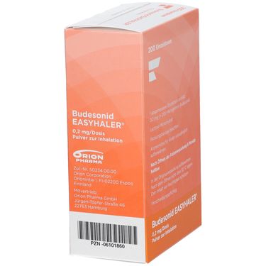 Budesonid Easyhaler 0,2 Mg/Dosis 200 Ed P.Z.Inh. 200 Sp – JYZXLK
