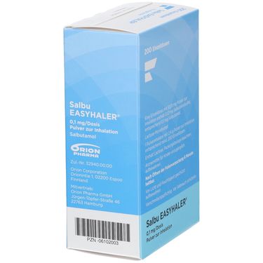 Salbu Easyhaler® 0,1 mg/Dosis 1 St mit dem E-Rezept kaufen - Shop Apotheke