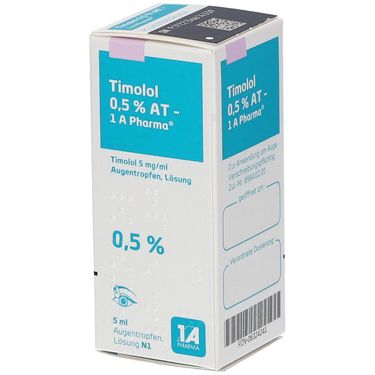Timolol 0.5% At 1A Pharma® 5 ml mit dem E-Rezept kaufen - Shop Apotheke