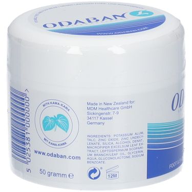 ODABAN® Fuß- und Schuhpuder 50 g - Shop Apotheke